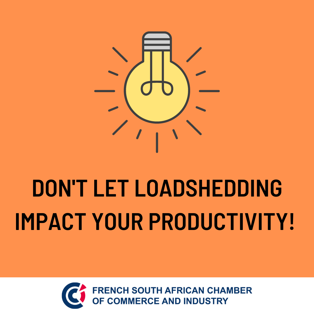 Load-Shedding - Come work from our offices in Joburg | FRENCH SOUTH ...